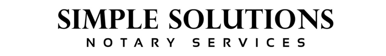 Simple Solutions Notary Services